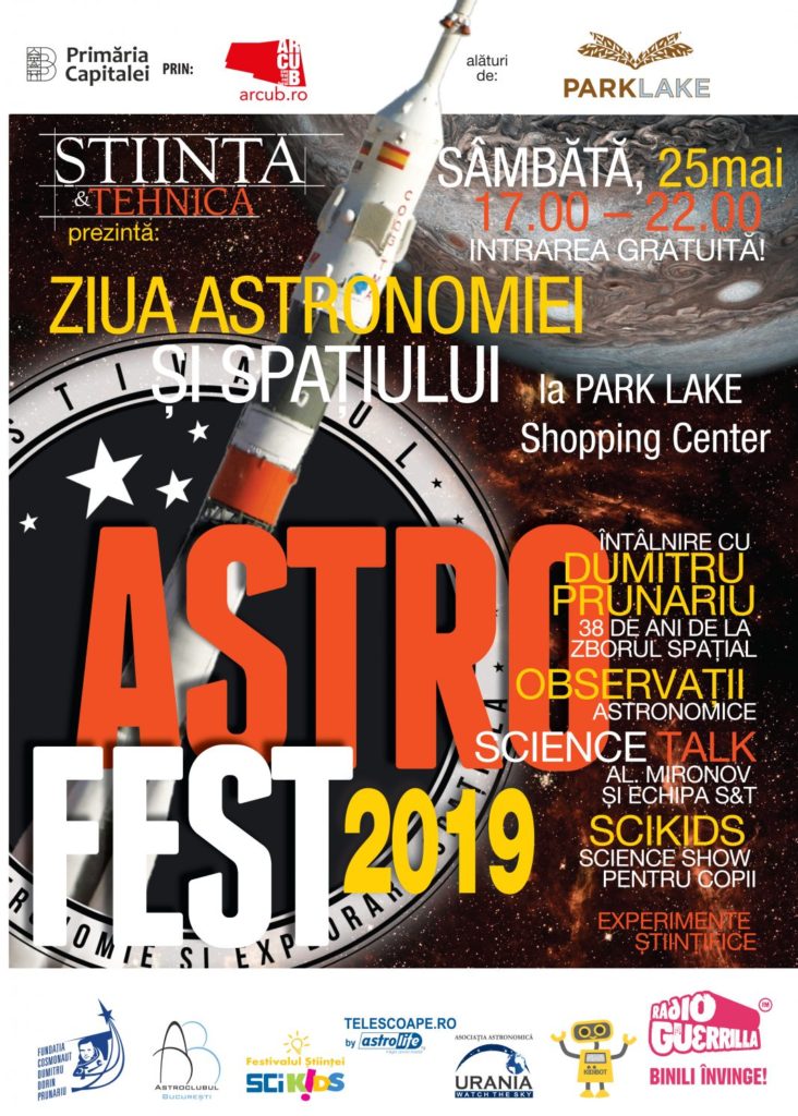 Astrofest 2019 - Festivalul Astronomiei si explorarii spatiale in ...